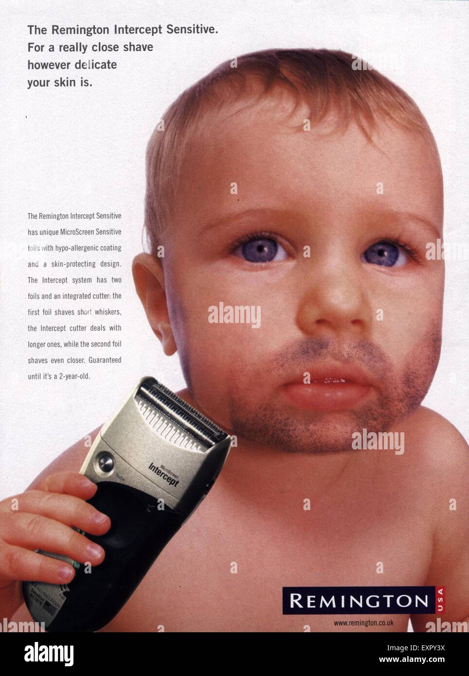 2000s UK Remington Magazine Advert Stock Photo - Alamy
