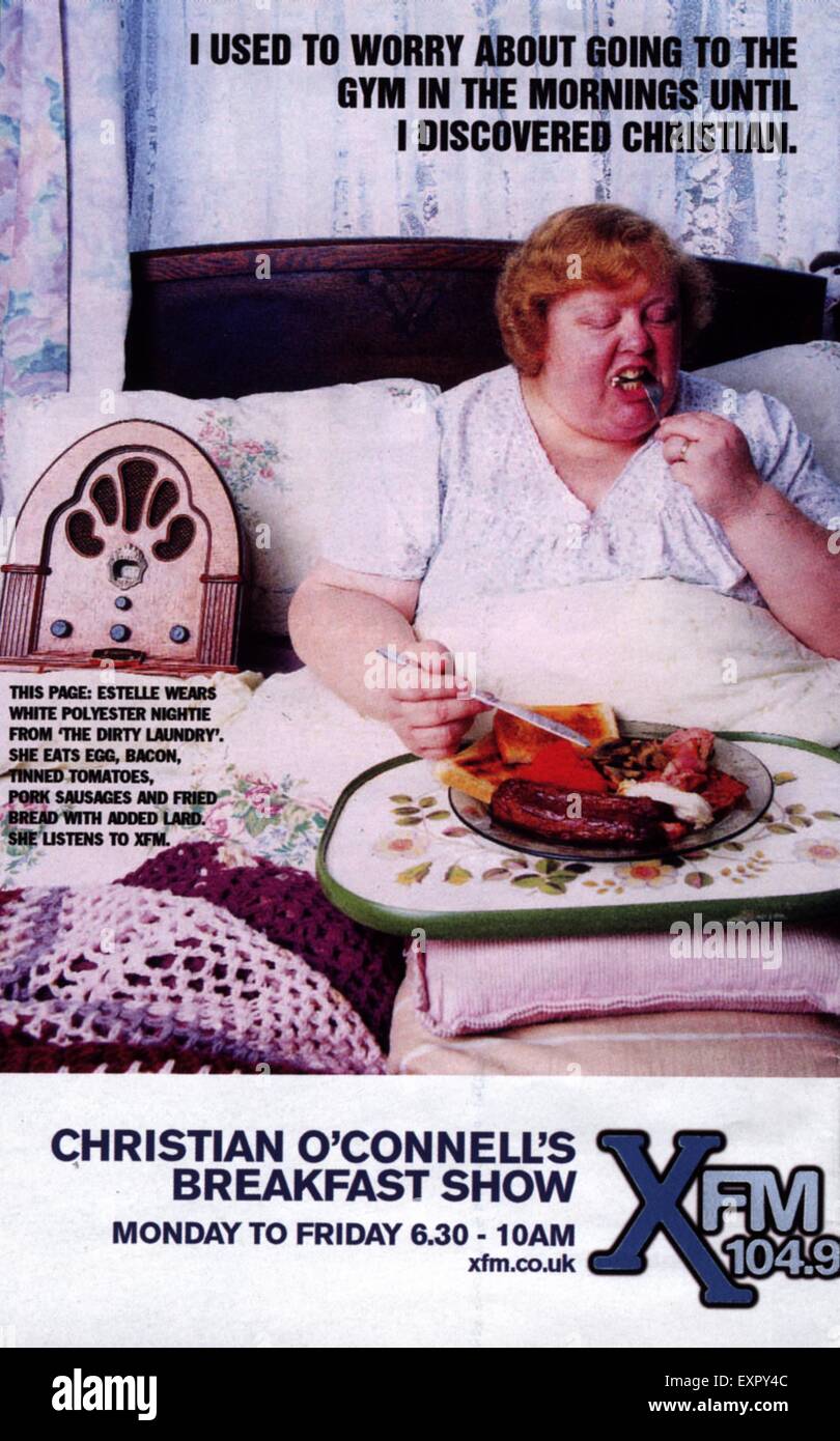 2000s UK XFM Magazine Advert Stock Photo - Alamy