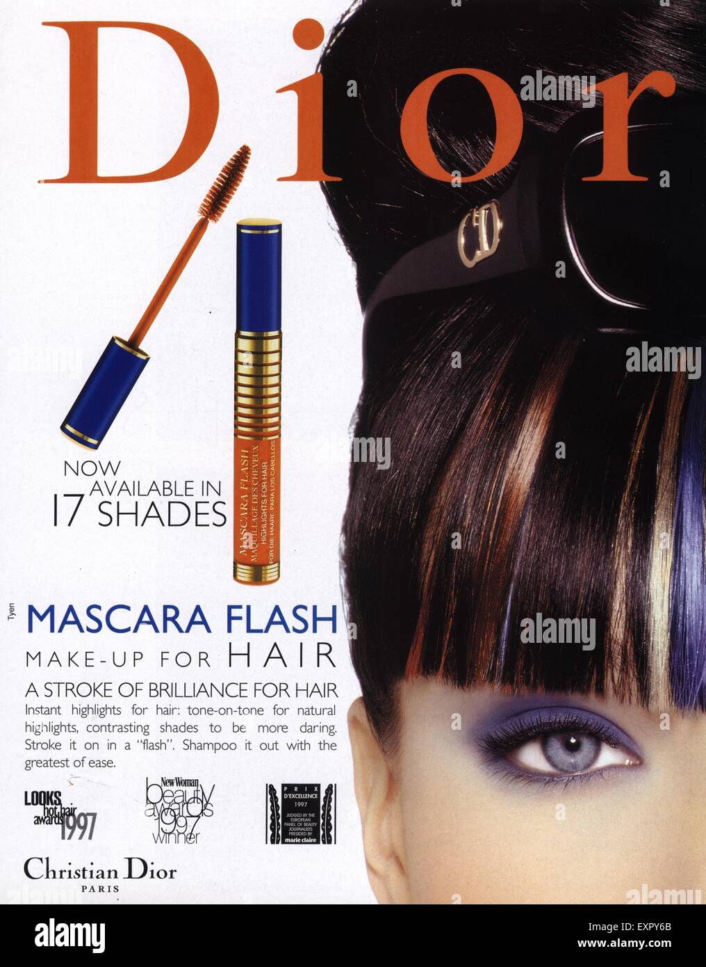 1990s uk christian dior magazine hi-res stock photography and images ...