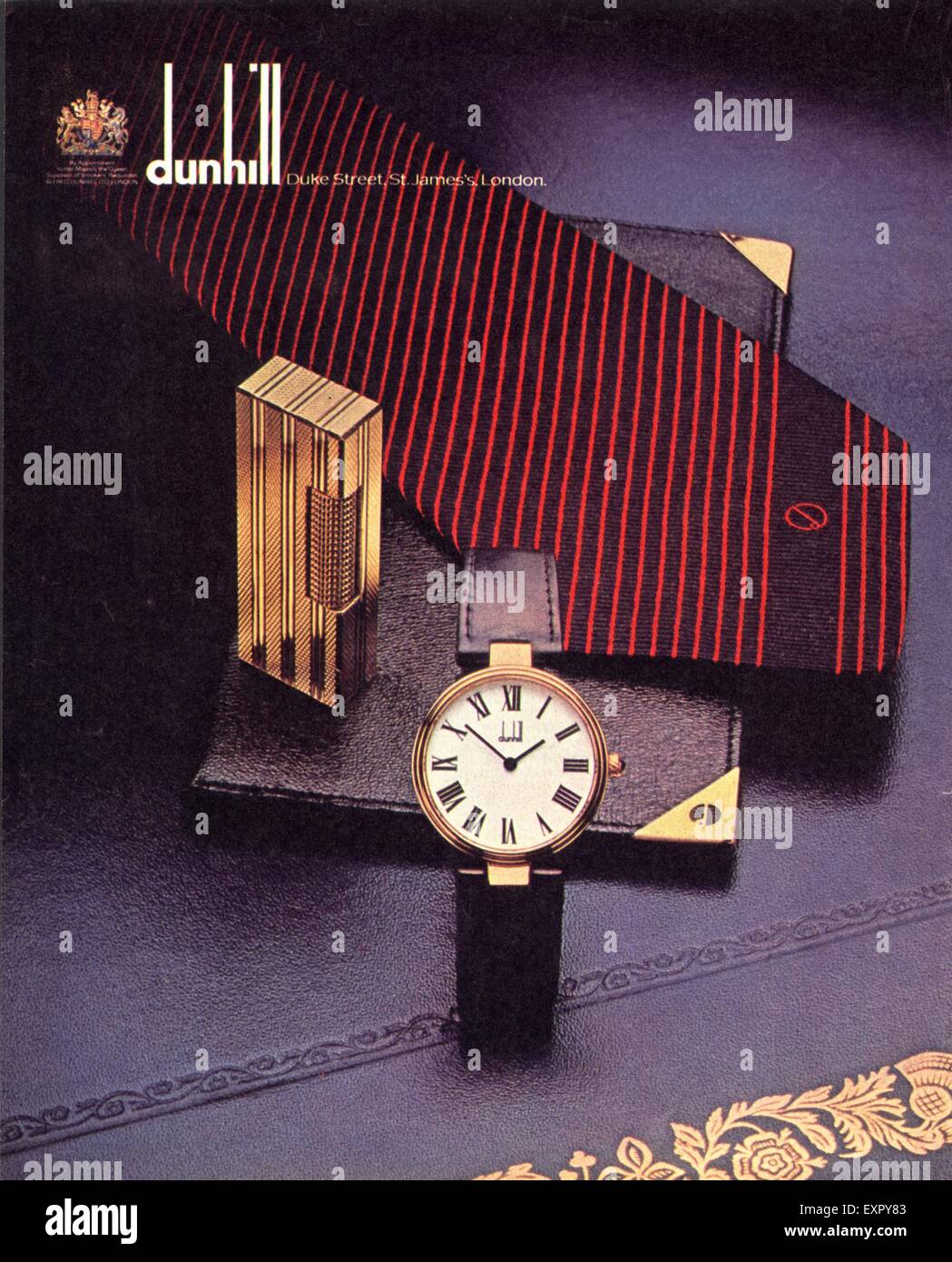 Dunhill advert hi-res stock photography and images - Alamy