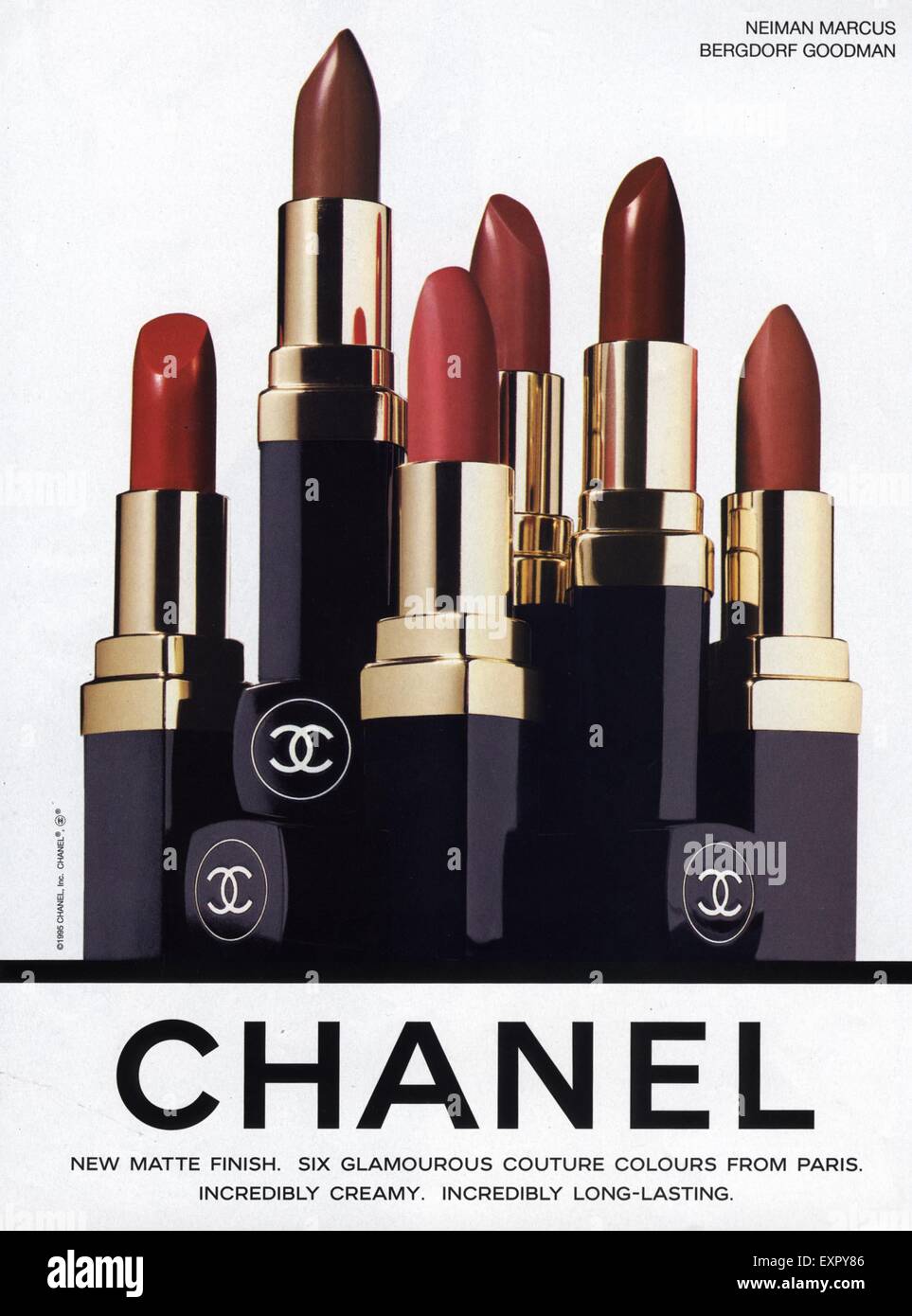 1990s UK Chanel Magazine Advert Stock Photo - Alamy