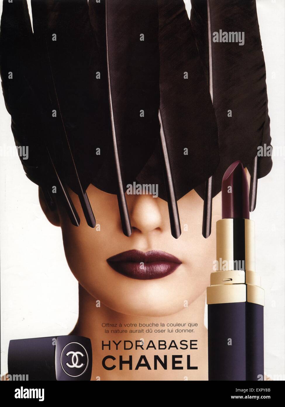 1990s UK Chanel Magazine Advert Stock Photo - Alamy