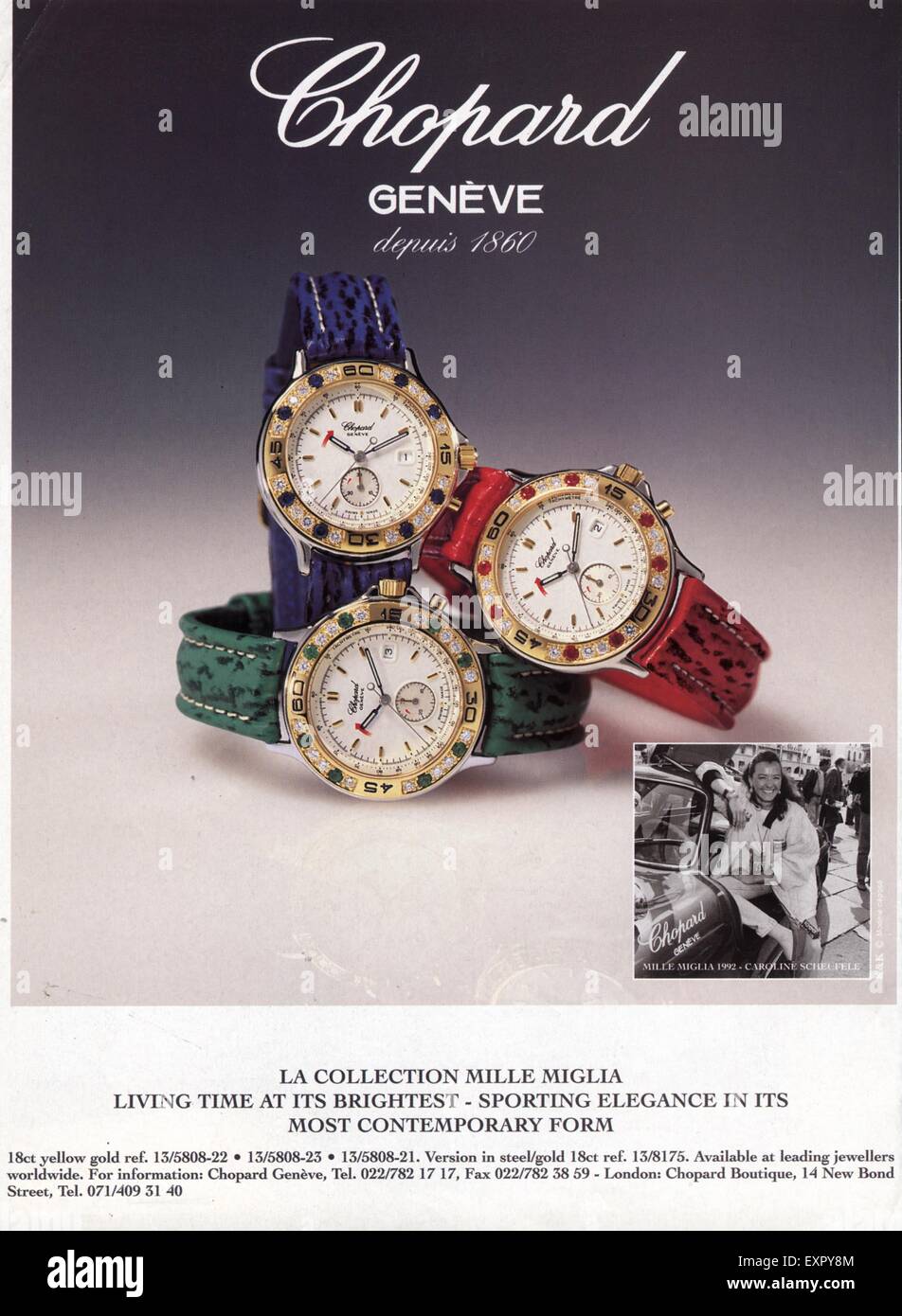 Magazine Watch Advert 1980s High Resolution Stock Photography and ...