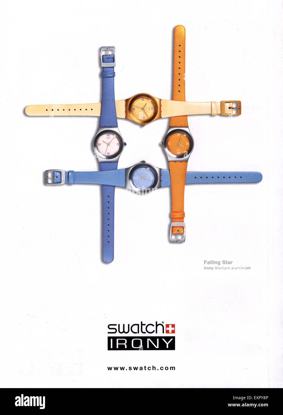 2000s UK Swatch Watches Magazine Advert Stock Photo - Alamy