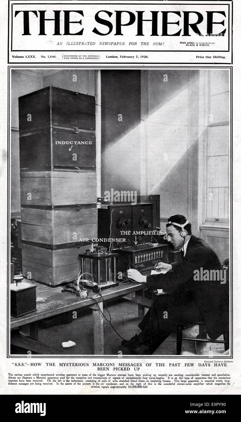 The sphere magazine 1920 hi-res stock photography and images - Alamy