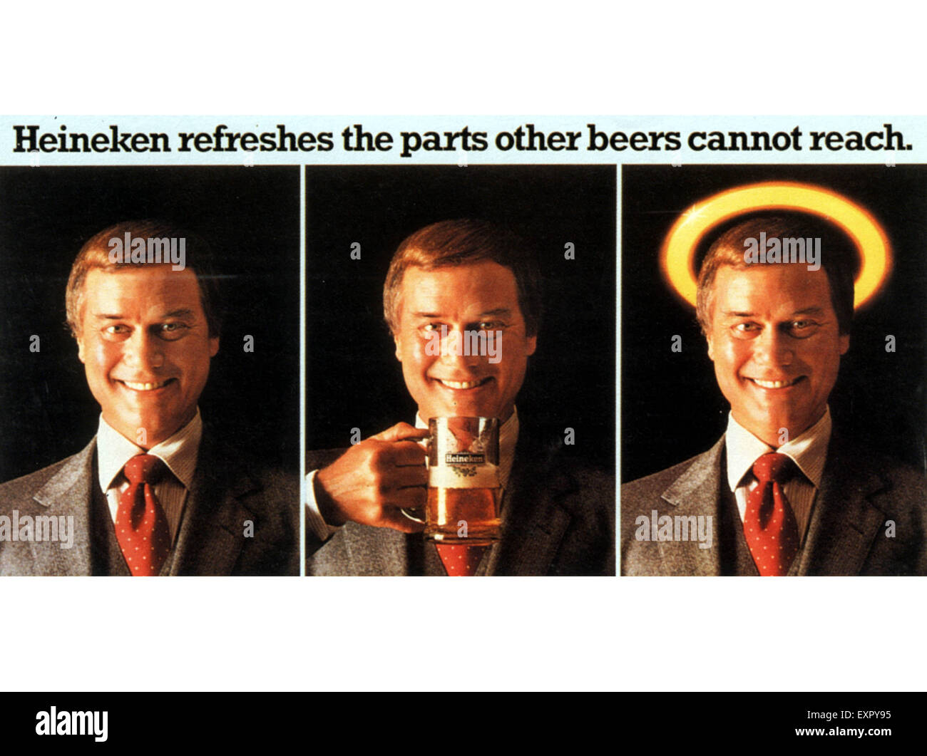 1980s UK Heineken Billboard Advert Stock Photo - Alamy