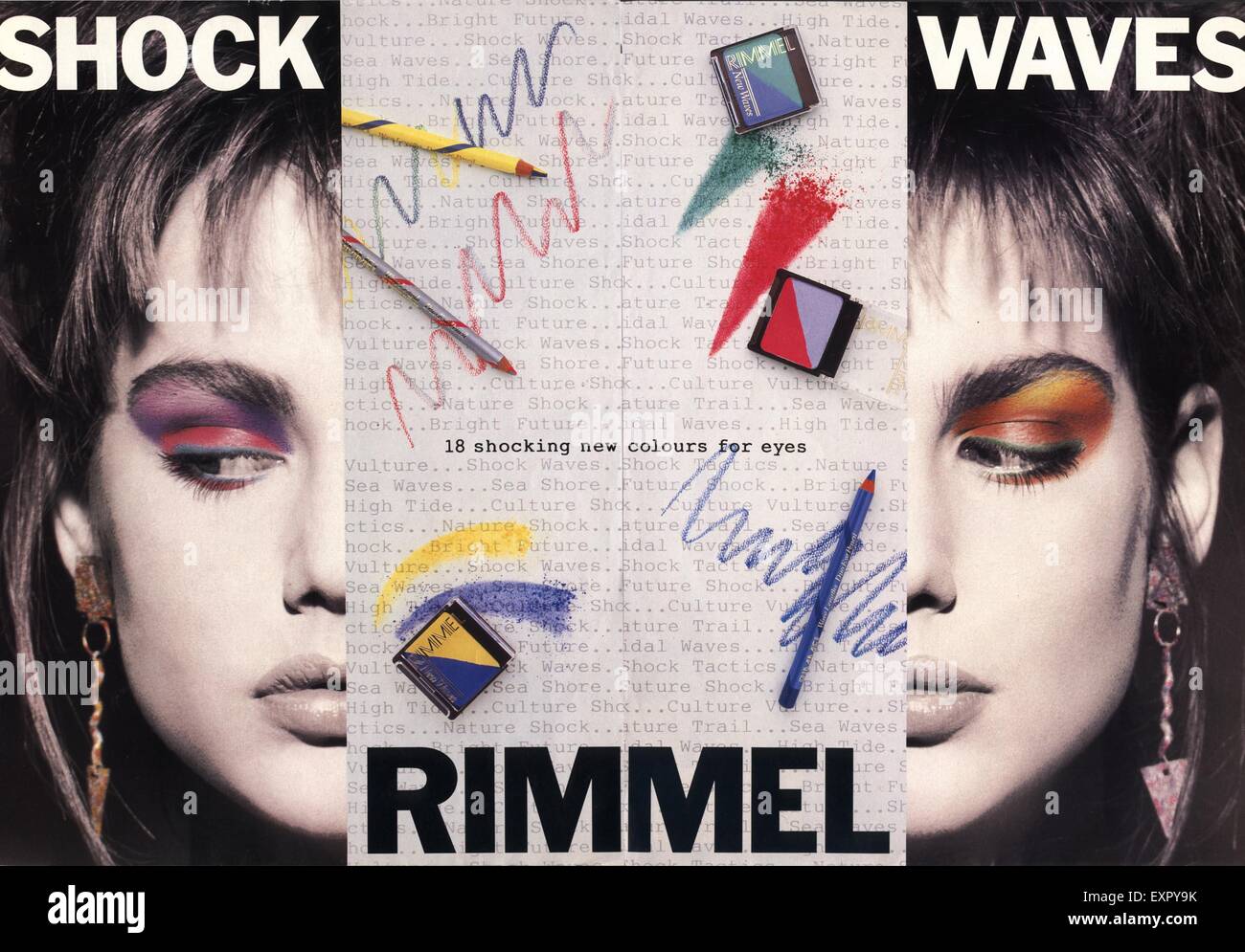 1980s makeup hi-res stock photography and images - Alamy