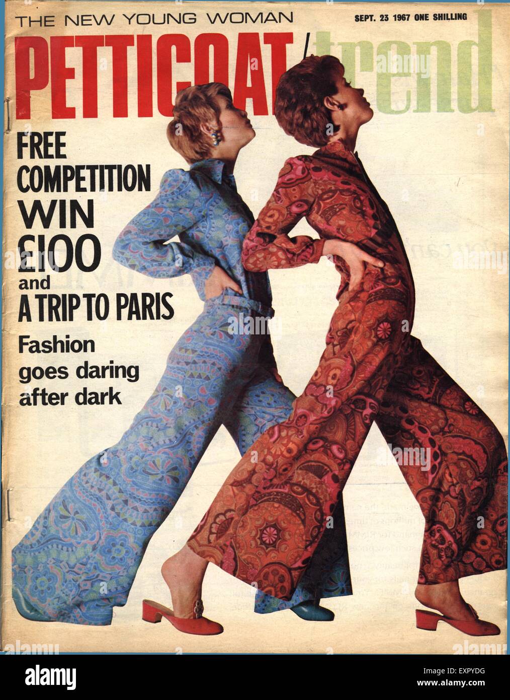 1960s UK Petticoat / Trend Magazine Cover Stock Photo - Alamy