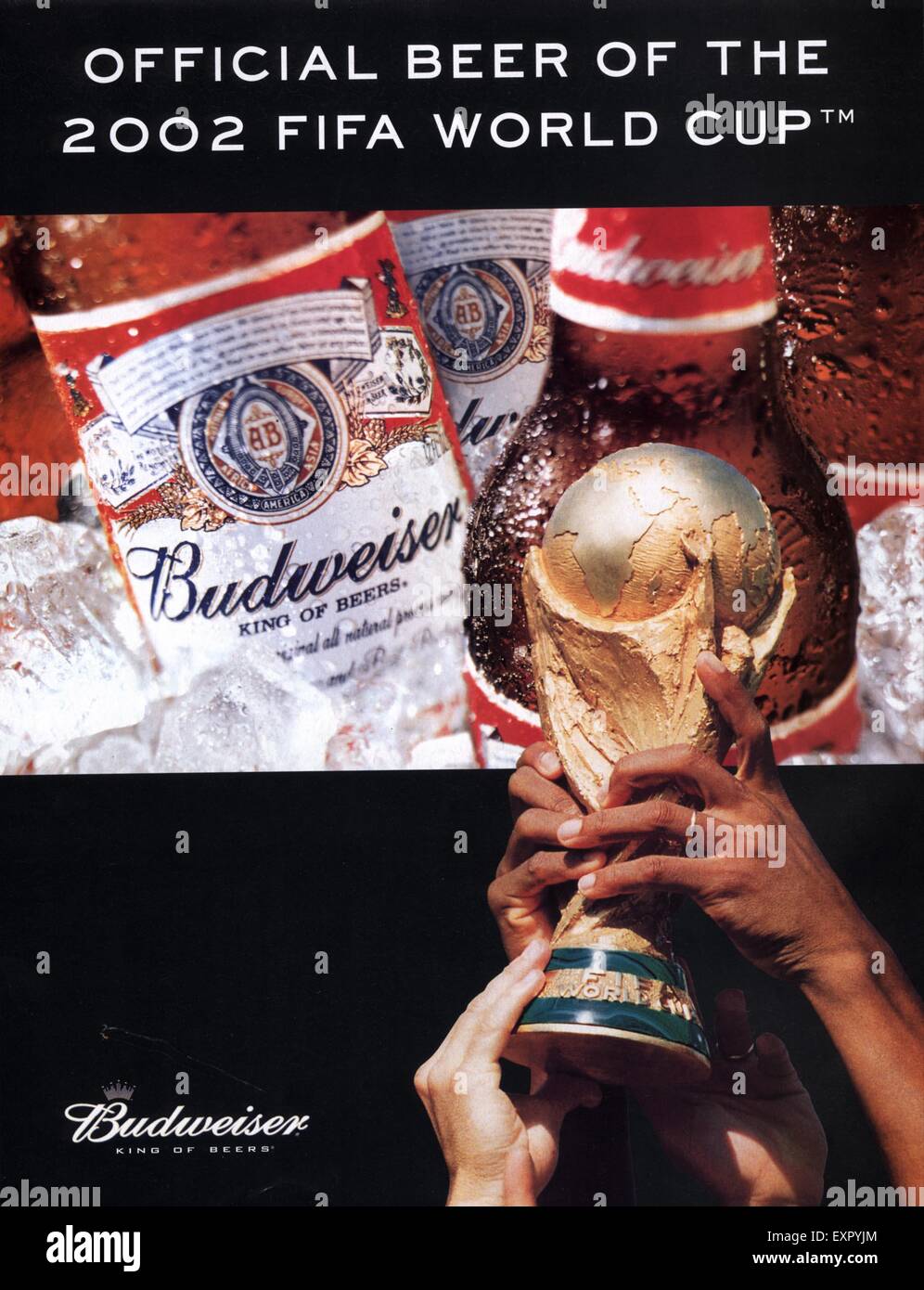 2000s UK Budweiser Magazine Advert Stock Photo - Alamy