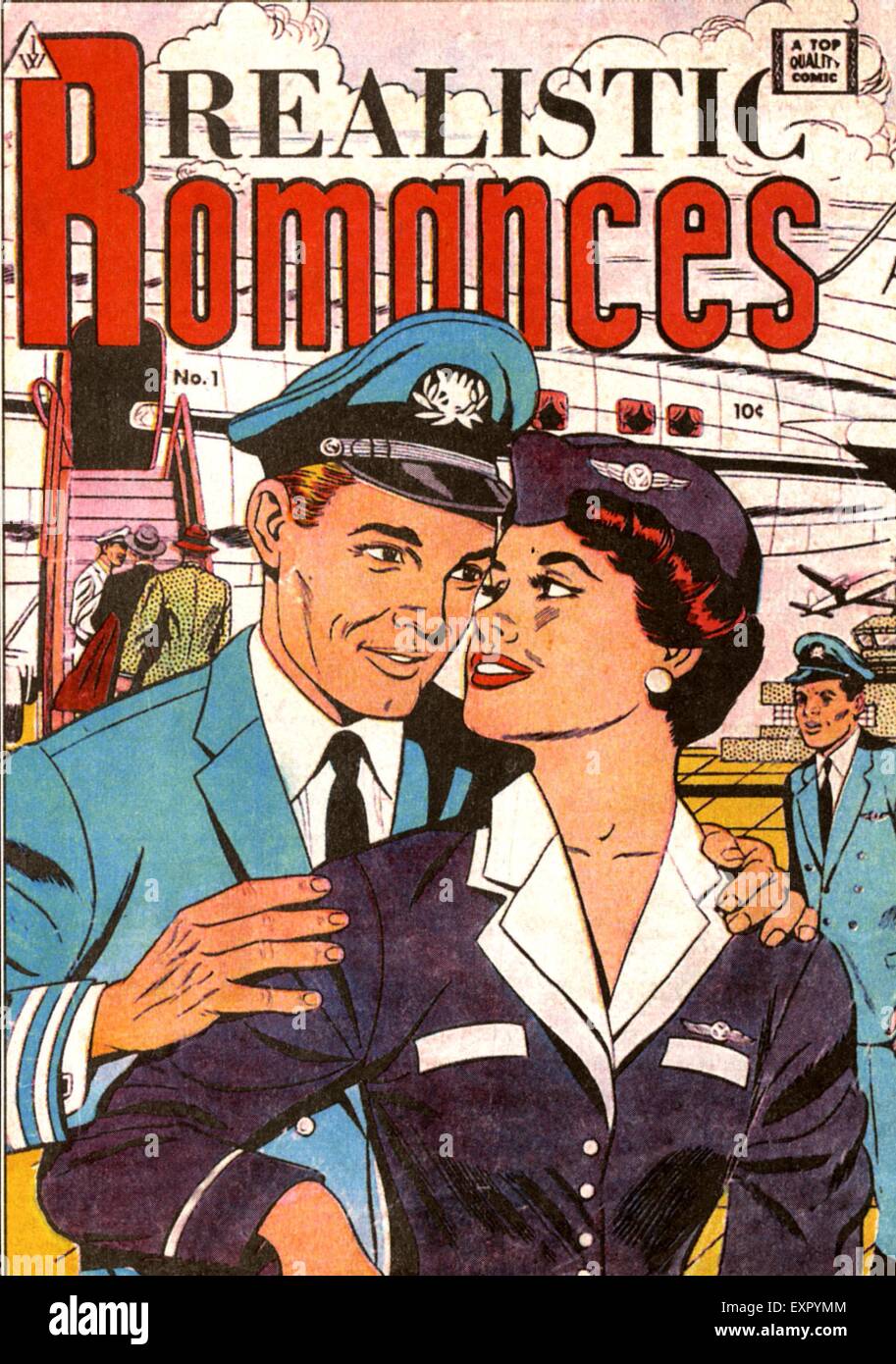 Comic romance hi-res stock photography and images - Alamy