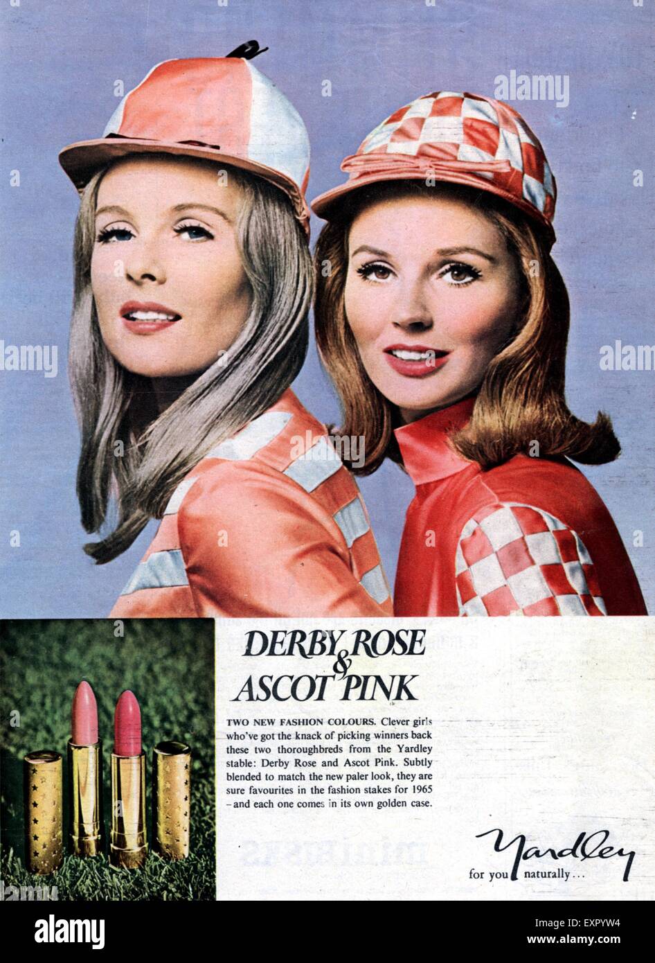 1960s UK Yardley Magazine Advert Stock Photo - Alamy