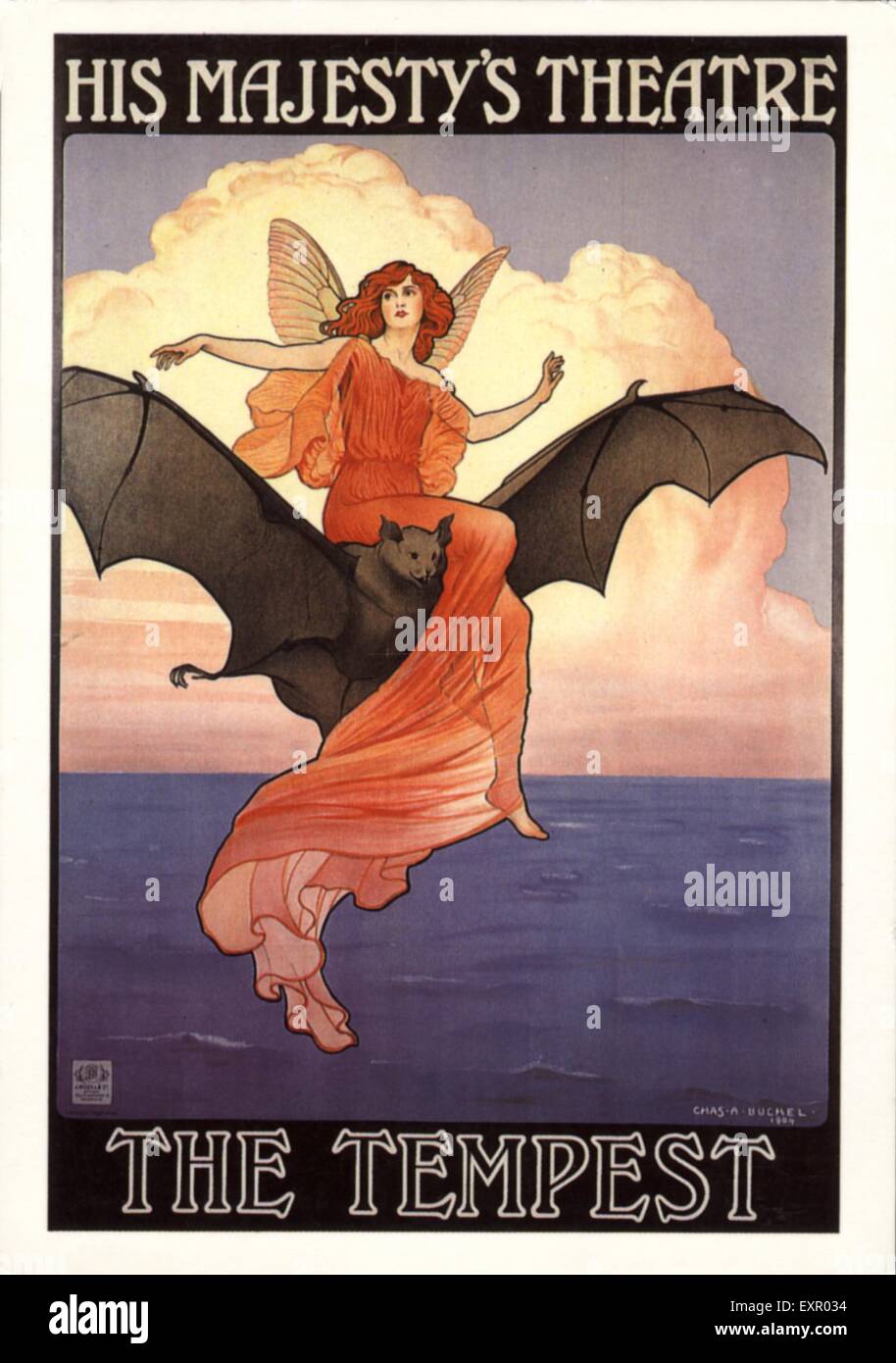 Tempest poster hi-res stock photography and images - Alamy