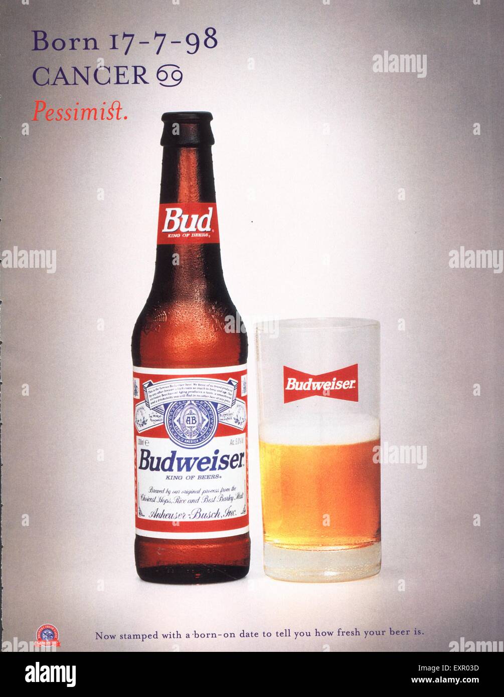 Budweiser Beer Advert High Resolution Stock Photography and Images - Alamy