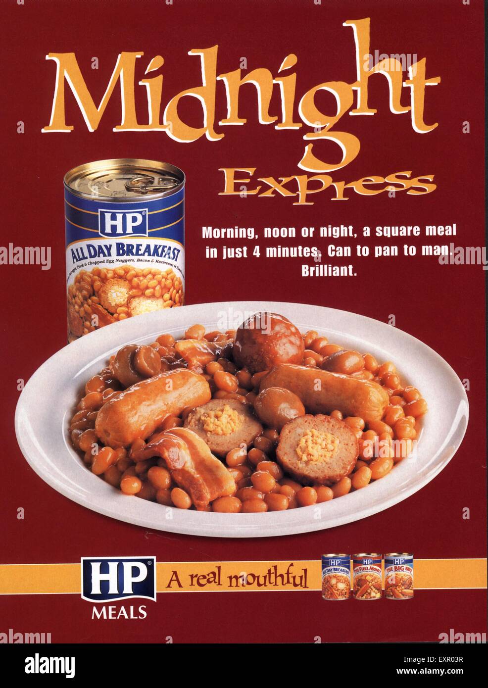 2000s UK HP Sauce Magazine Advert Stock Photo - Alamy