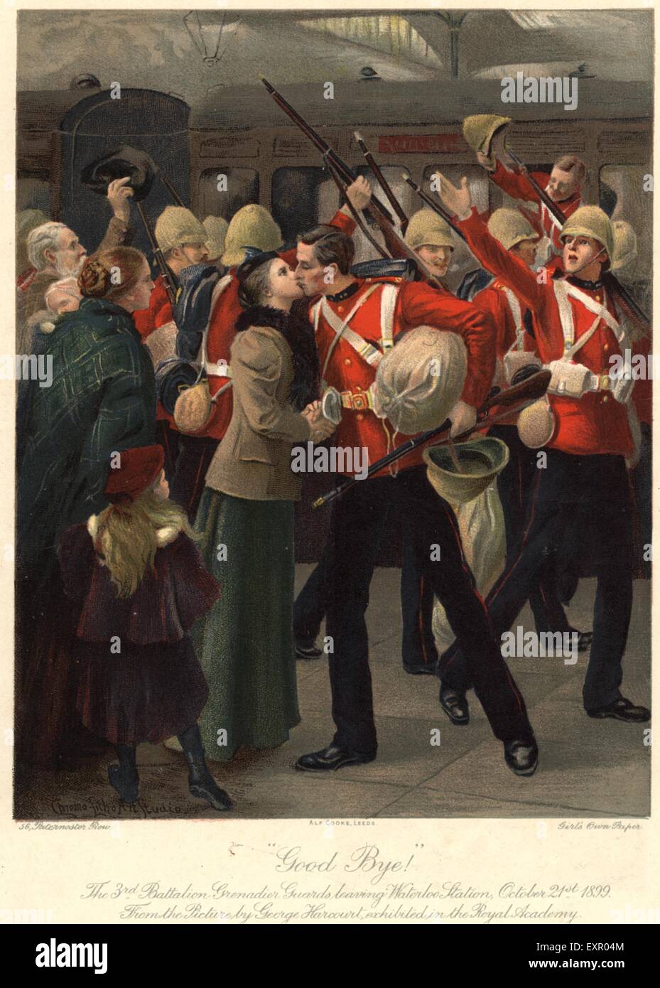 Farewell goodbye off to war hi-res stock photography and images - Alamy