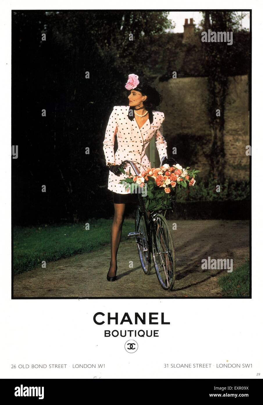 1980s UK Chanel Magazine Advert Stock Photo - Alamy