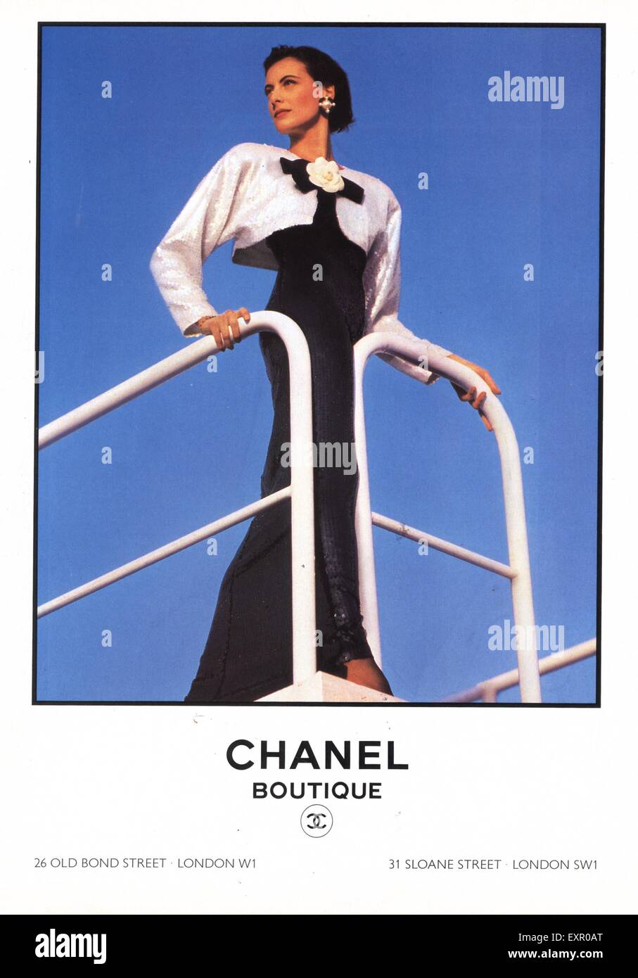 1990s UK Chanel Magazine Advert Stock Photo - Alamy