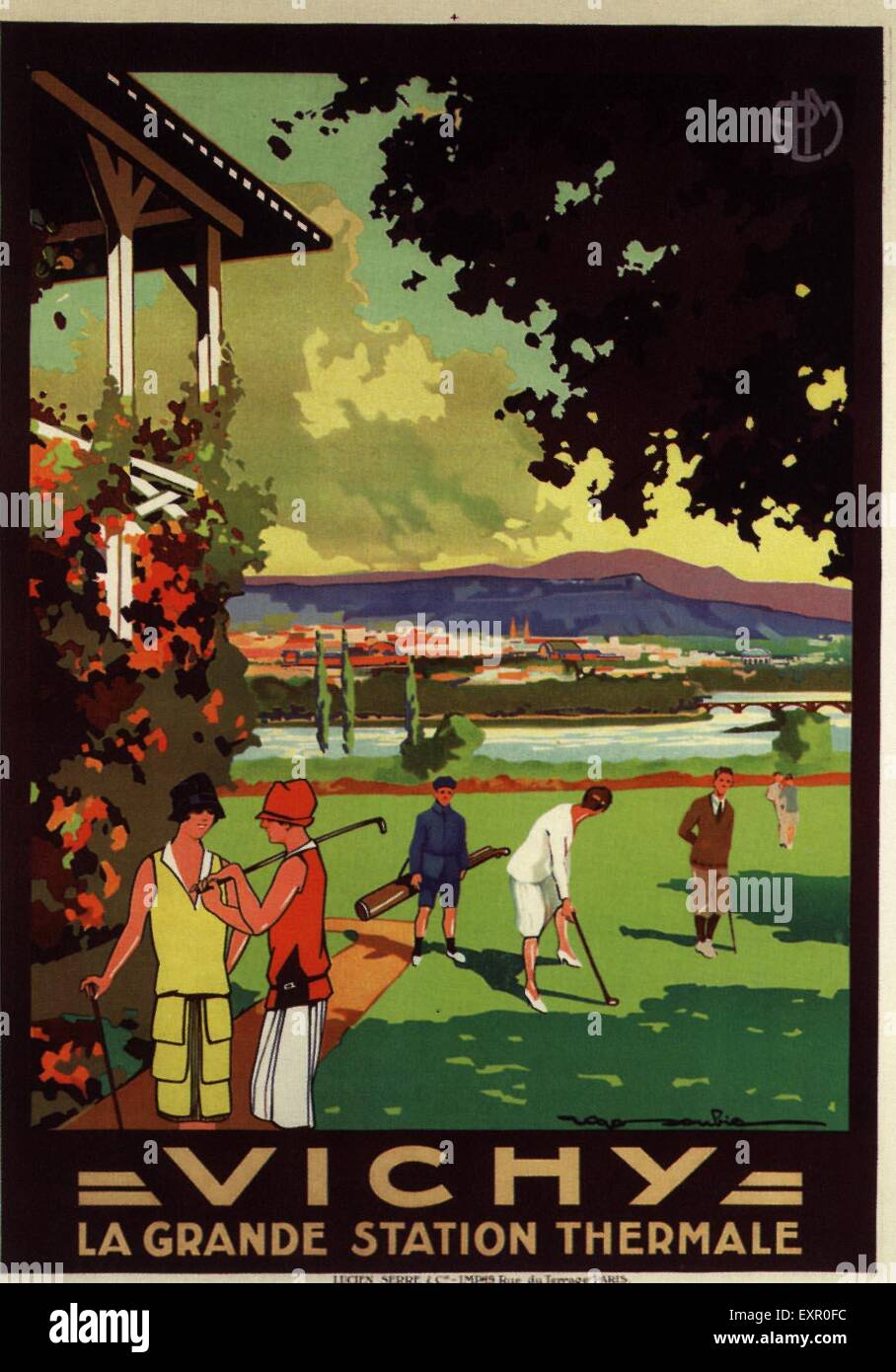 Vichy poster hi-res stock photography and images - Alamy