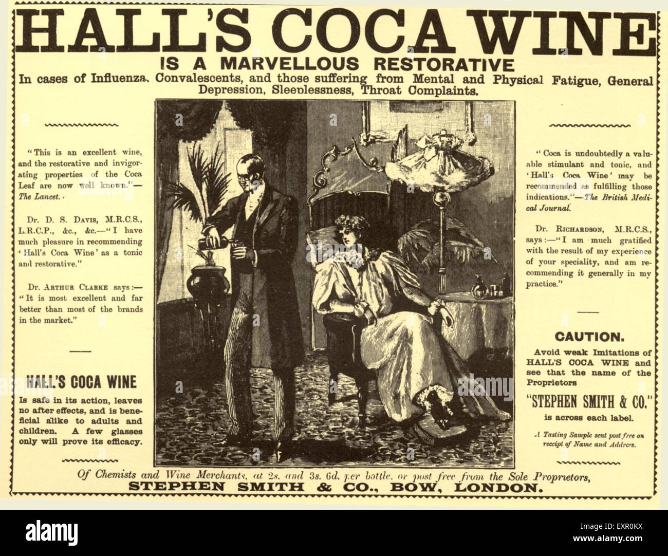 1890s UK Victorian Medical Magazine Advert Stock Photo - Alamy