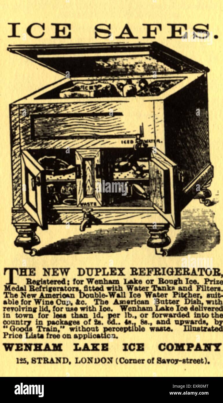 1890s UK Victorian Inventions Magazine Advert Stock Photo - Alamy