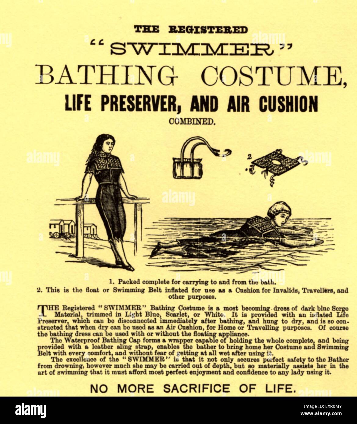 1890s UK Victorian Inventions Magazine Advert Stock Photo - Alamy