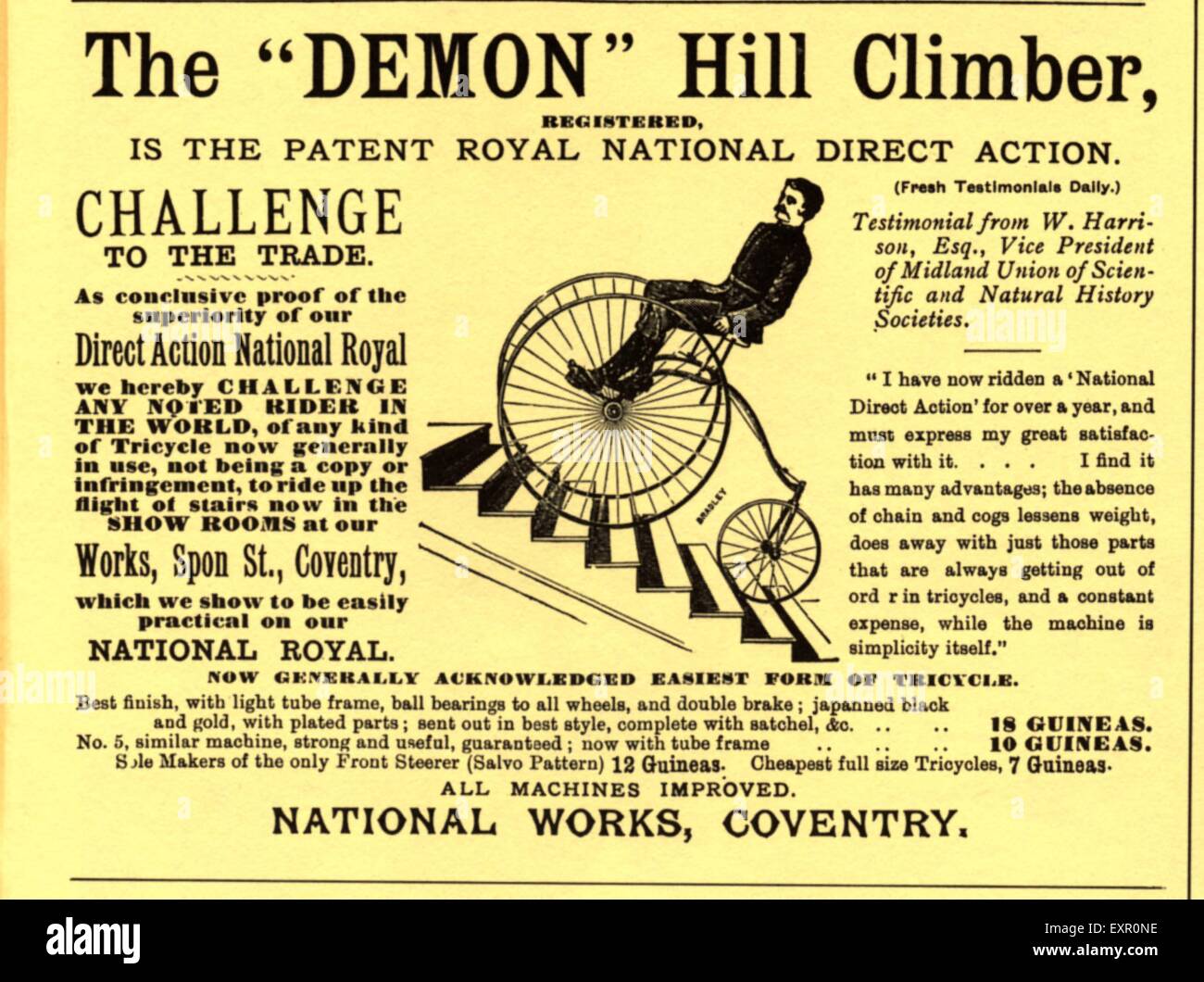 1890s uk victorian magazine advert hi-res stock photography and images ...