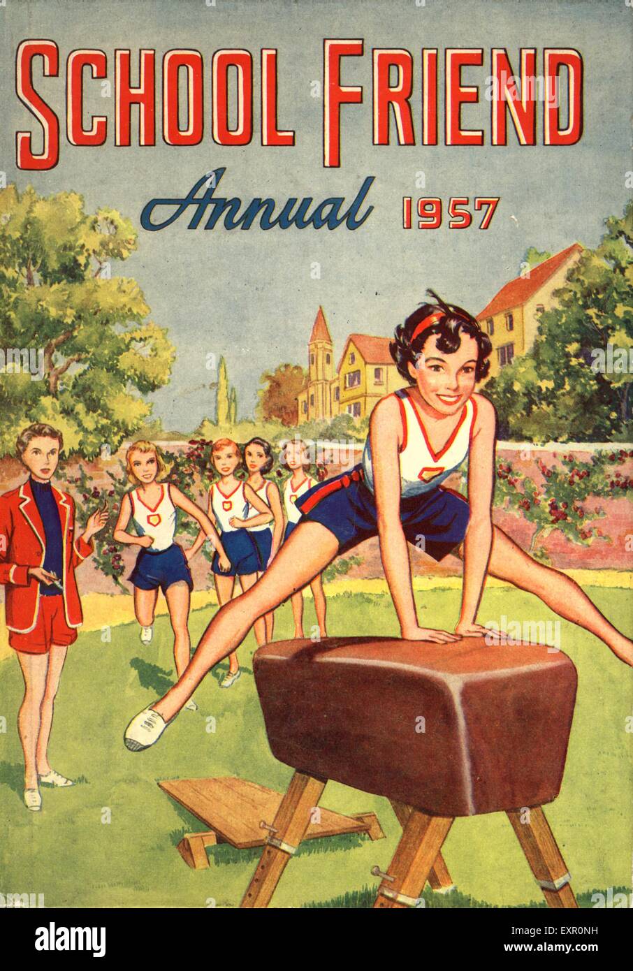 1950s uk school friend comic hi-res stock photography and images - Alamy