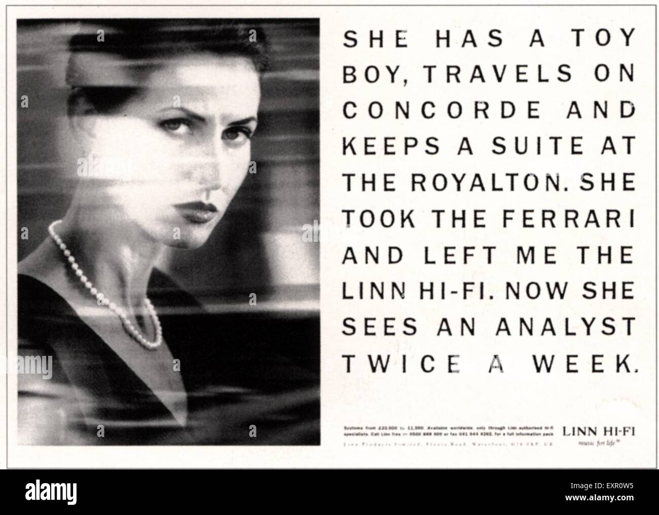 Sexist advert 1990s hi-res stock photography and images - Alamy