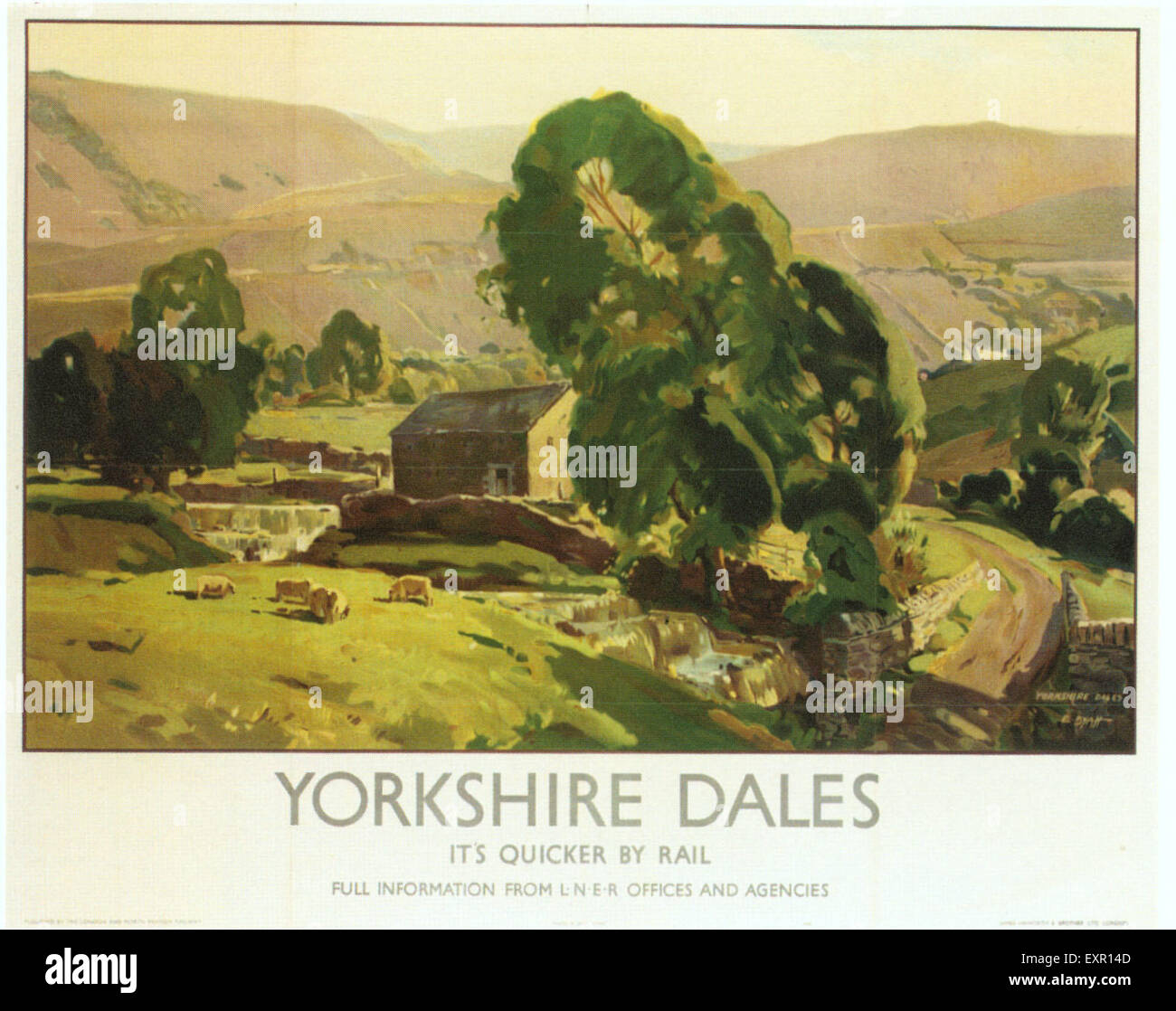 1930s UK British Rail Poster Stock Photo - Alamy