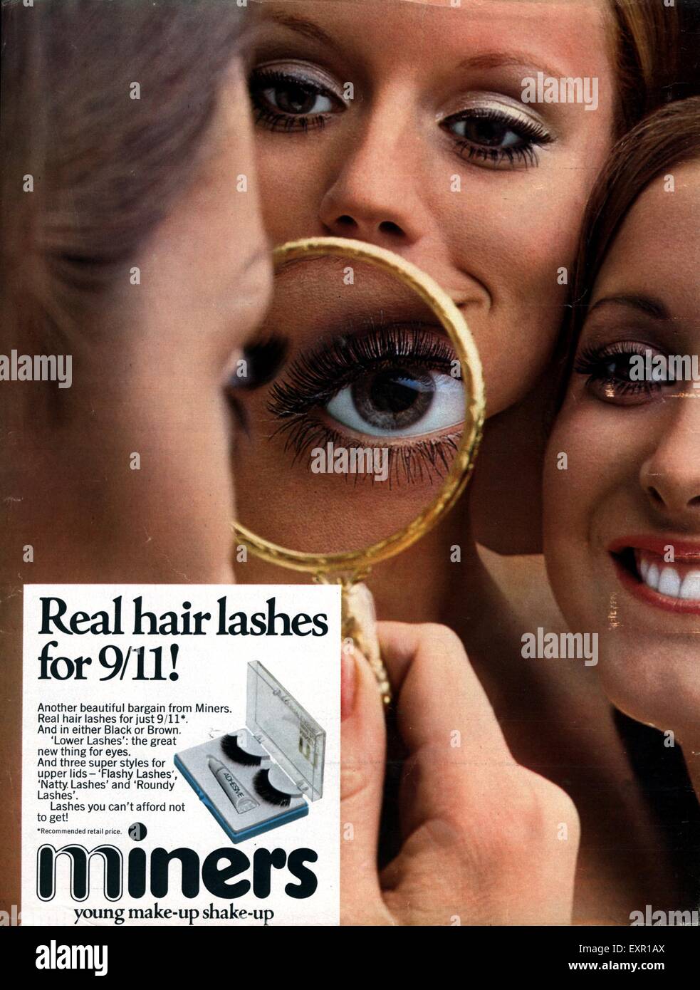 1960s makeup hi-res stock photography and images - Alamy