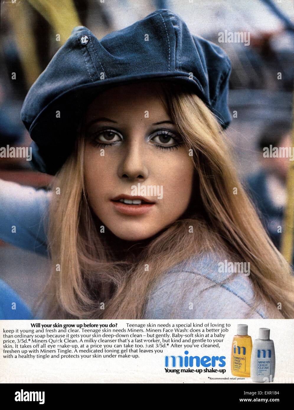 1960s uk miners makeup magazine hi-res stock photography and images - Alamy
