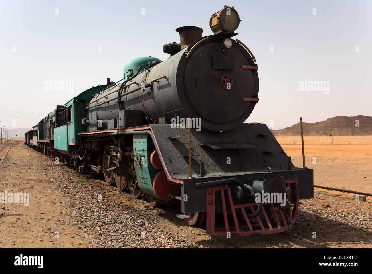 An Old Turkish Steam Train Used In The Movie Lawrence Of Arabia Sits In ...