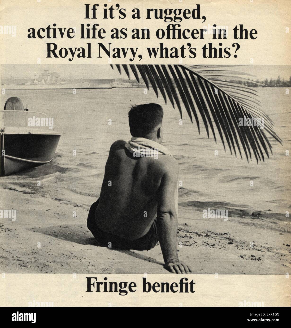 1960s UK Navy Recruitment Magazine Advert Stock Photo - Alamy