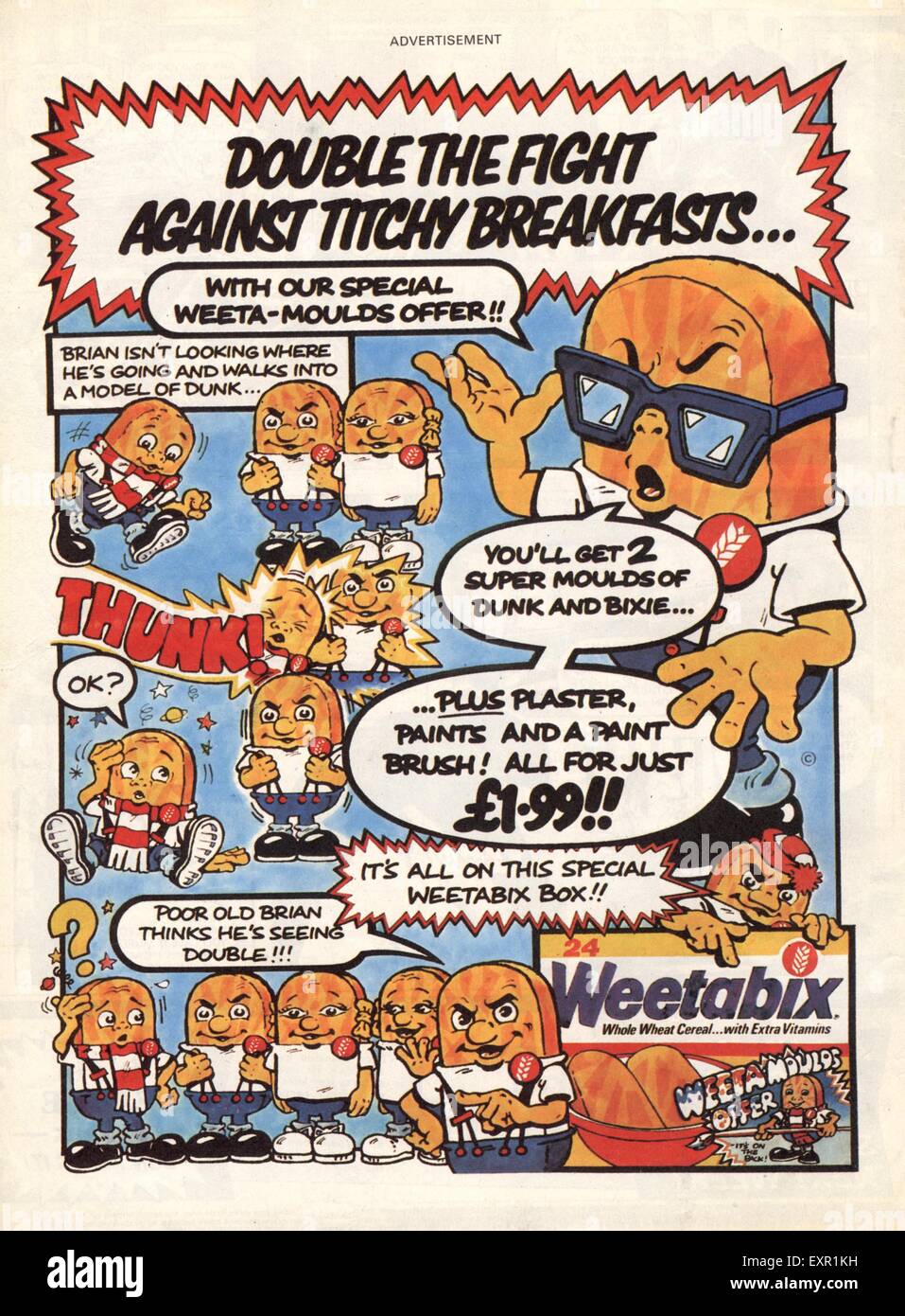 Weetabix advert hi-res stock photography and images - Alamy