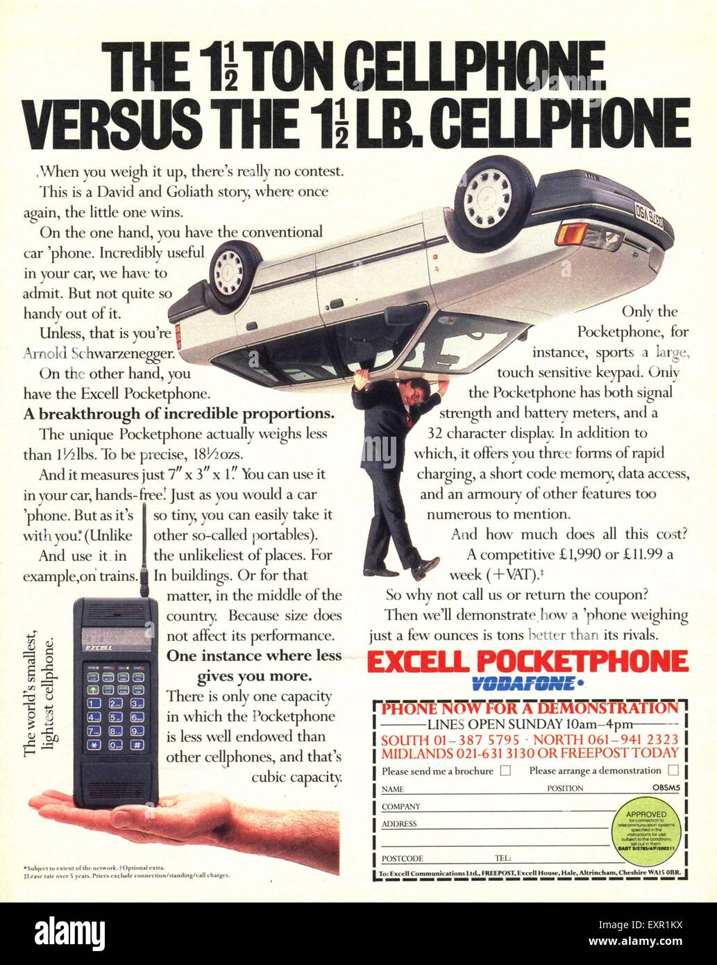 1980s mobile phones hi-res stock photography and images - Alamy
