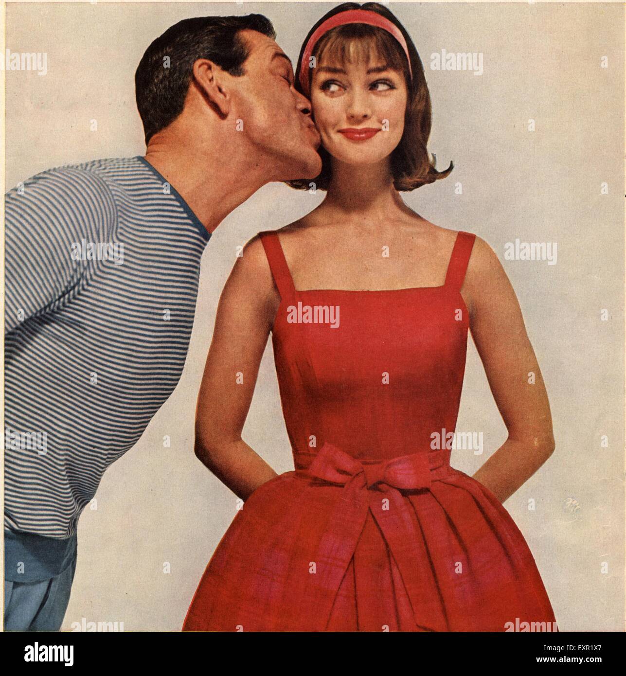 1950s USA Romance Kissing Magazine Advert (detail Stock Photo - Alamy