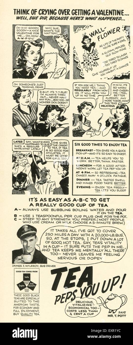 Tea advert hi-res stock photography and images - Alamy