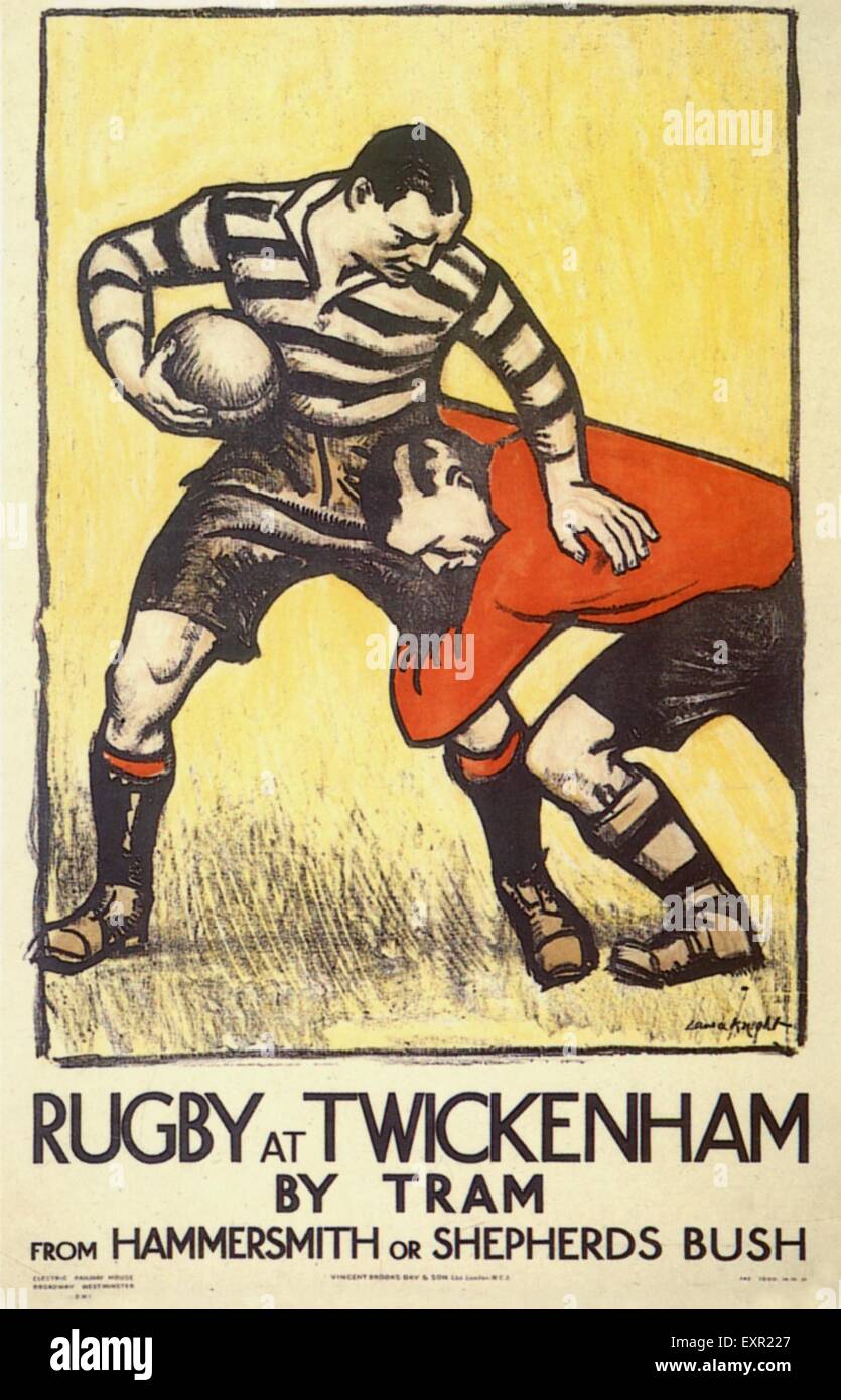 1920s uk london underground poster hi-res stock photography and images ...