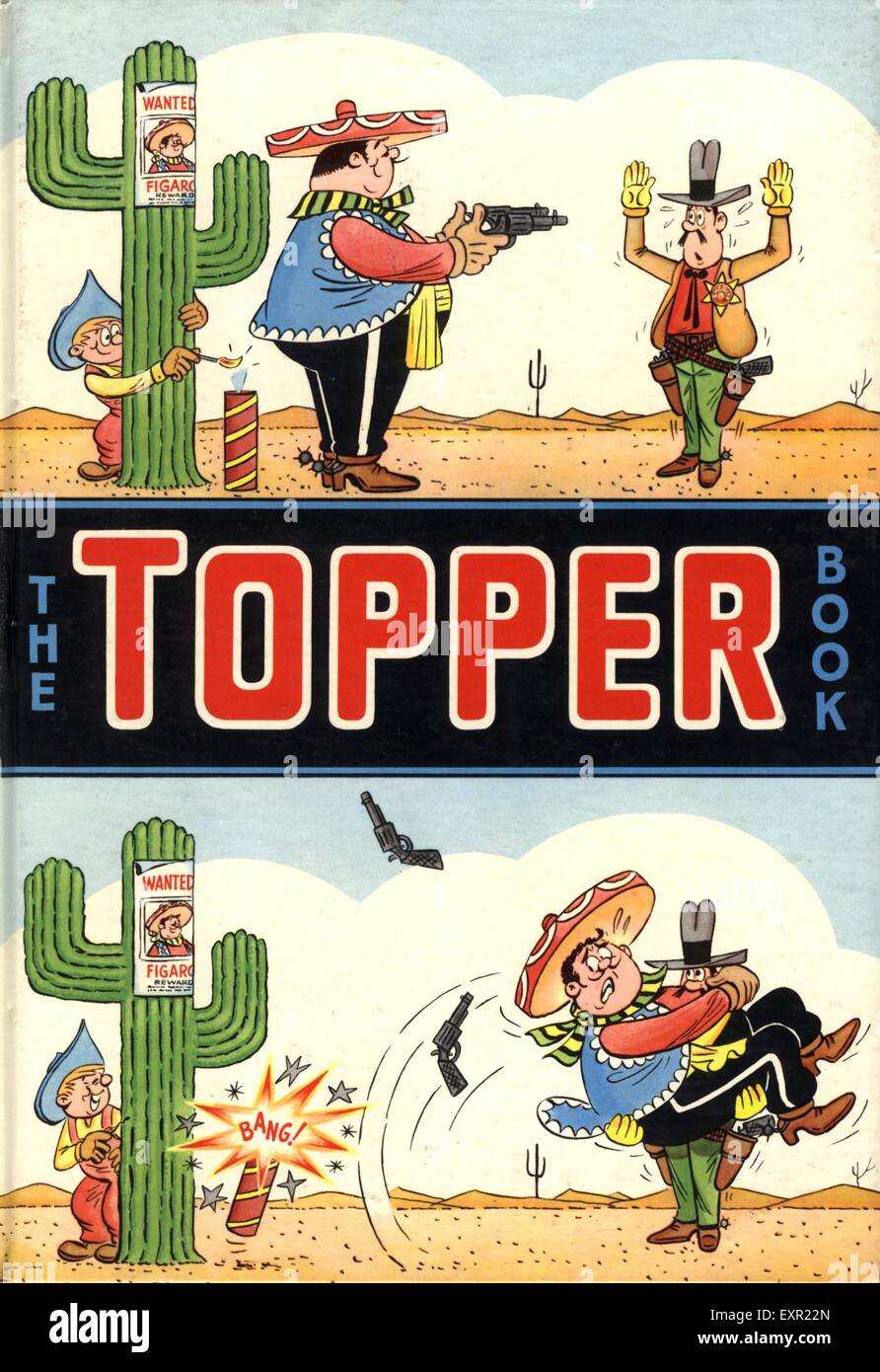 1960s UK The Topper Comic/ Annual Cover Stock Photo - Alamy