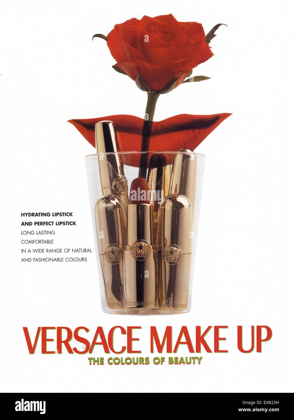 1990s uk versace magazine advert hi-res stock photography and images ...