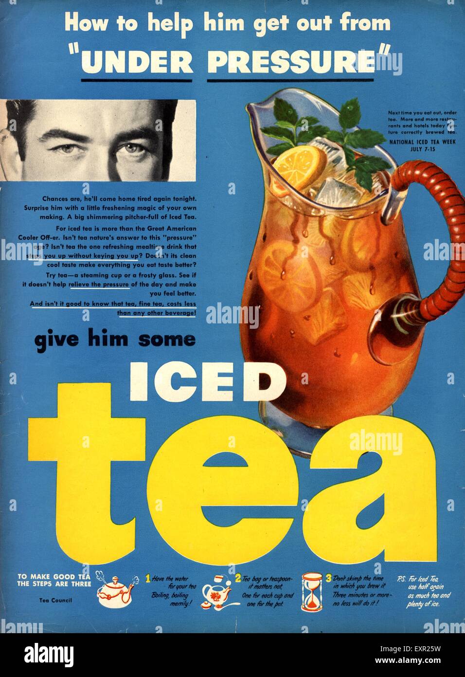Iced tea advert hi-res stock photography and images - Alamy