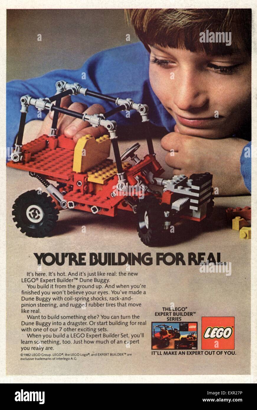 1980s UK Lego Magazine Advert Stock Photo - Alamy