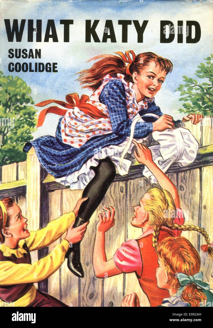 1950s UK What Katy Did by Susan Coolidge Book Cover Stock Photo - Alamy