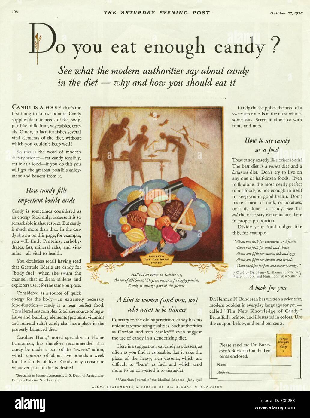 Sweets advert hi-res stock photography and images - Alamy