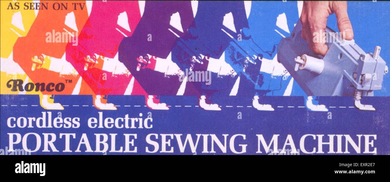 1970s UK Ronco Magazine Advert Stock Photo - Alamy