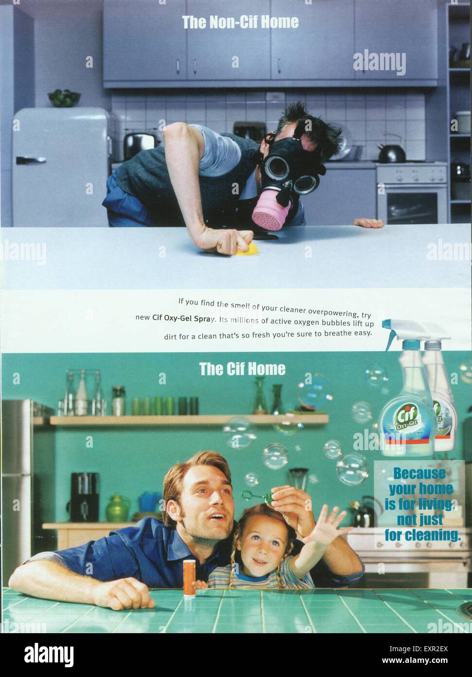 2000s UK Cif Magazine Advert Stock Photo - Alamy