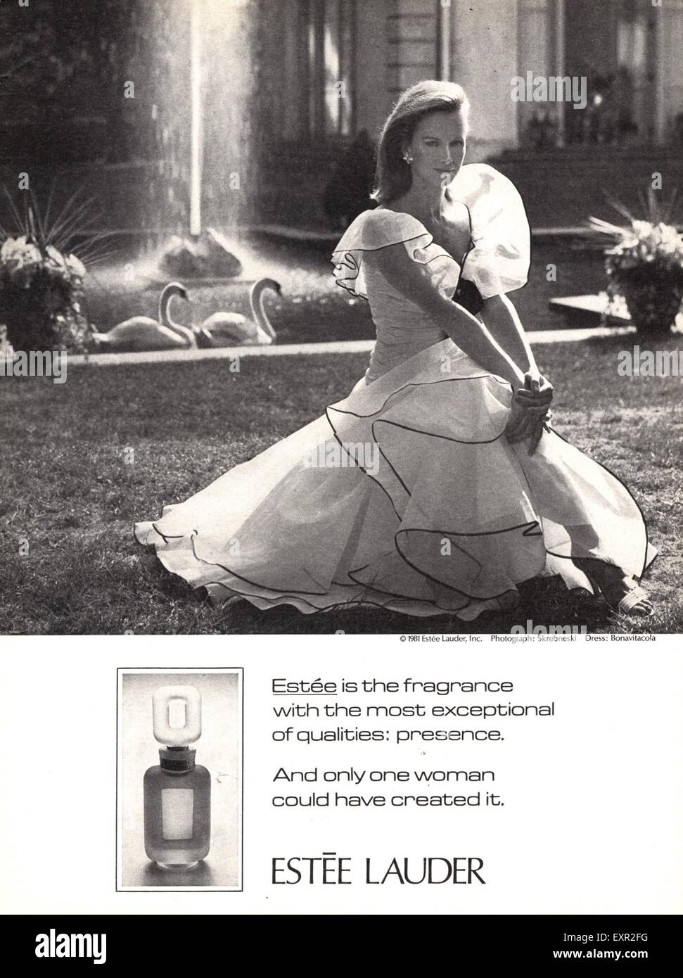 1970s USA Estee Lauder Magazine Advert Stock Photo - Alamy