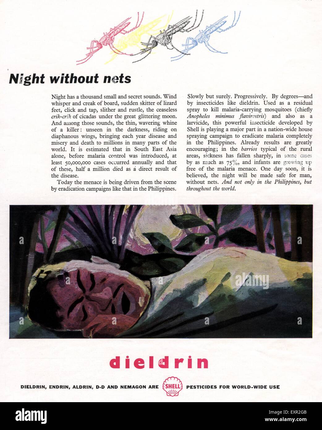 1950s UK Shell Magazine Advert Stock Photo - Alamy