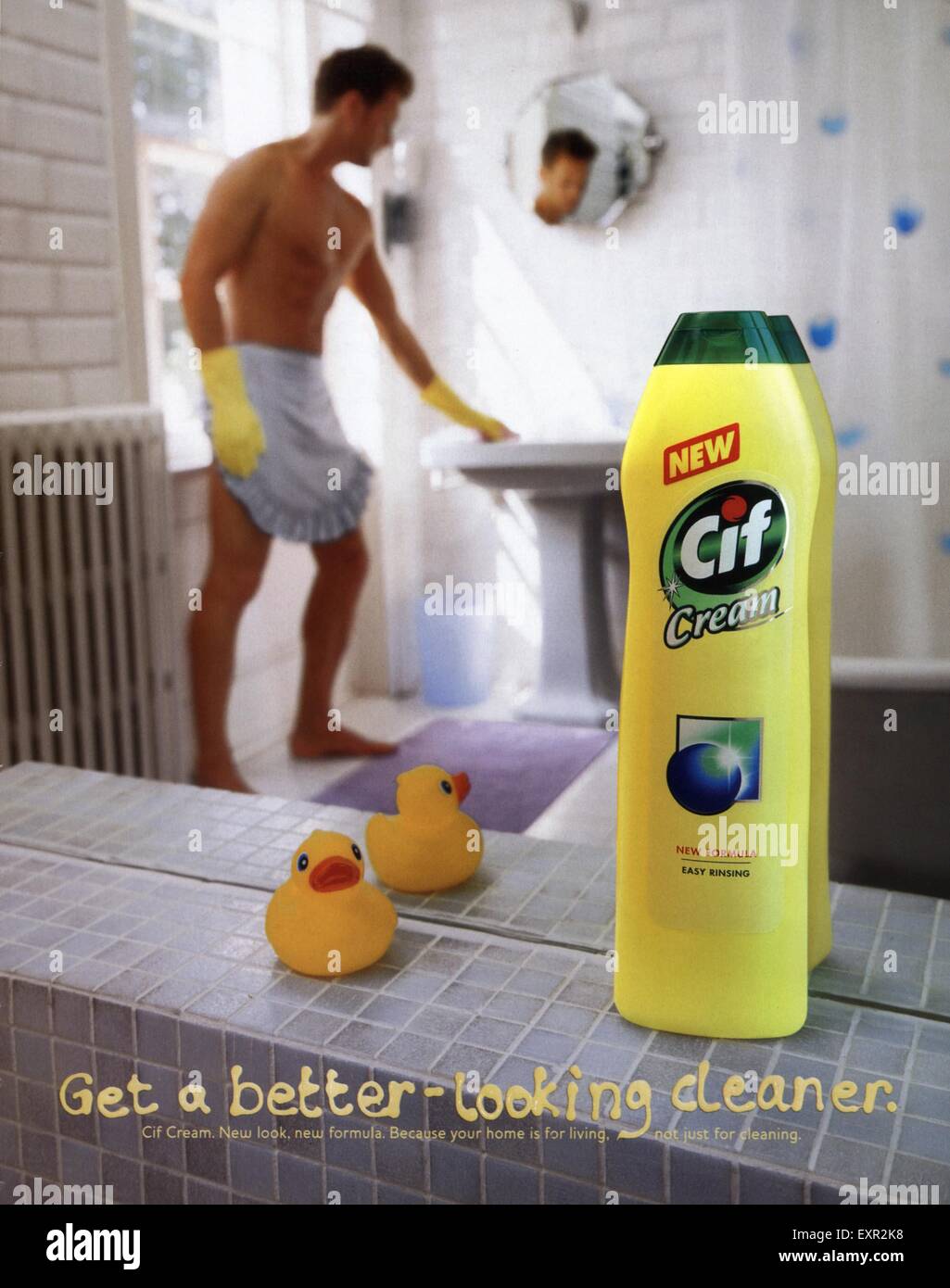 2000s UK Cif Magazine Advert Stock Photo - Alamy