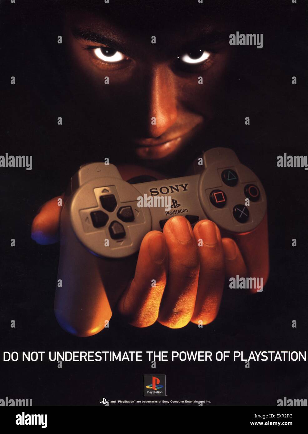 Playstation advert hi-res stock photography and images - Alamy